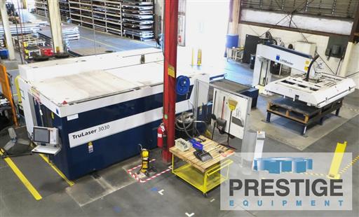 Trumpf 4000 Watt TruLaser 3030 CNC Fiber Laser W/Trumpf Liftmaster ...