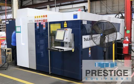 Trumpf 4000 Watt TruLaser 3030 CNC Fiber Laser W/Trumpf Liftmaster ...