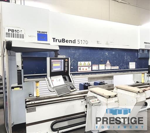 Trumpf TruBend 5170 187 T x 14' CNC Press Brake - Brakes Press ...