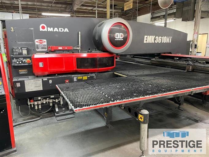 AMADA EMK 3610NT 33 Ton Electric Servo CNC Turret Punch - Punches ...