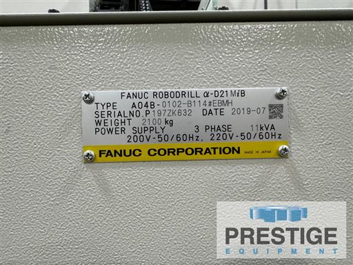 Fanuc Robodrill CNC Machining Cell, Consisting of (2) Fanuc Alpha ...