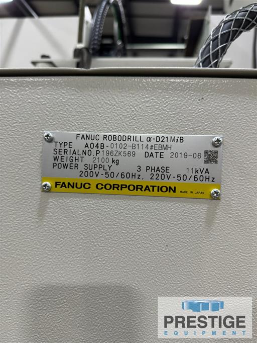 Fanuc Robodrill a-D21MiB Eco-Plus+ CNC Twin Automation Vertical ...