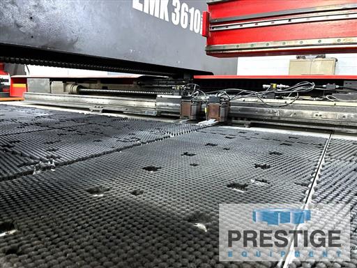 AMADA EMK 3610NT 33 Ton Electric Servo CNC Turret Punch With (9) Shelf ...