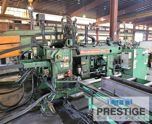 Peddinghaus PCD1100/3B 3-Spindle Beam Drill, Saw & Conveyor - Beam ...