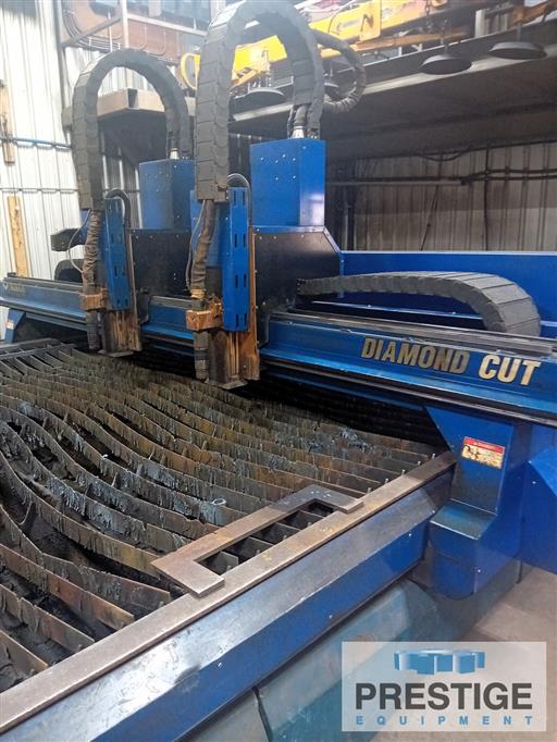 Machitech Diamond Cut Dual Head 3.05 M x 7.32 M Plasma Cutting System ...