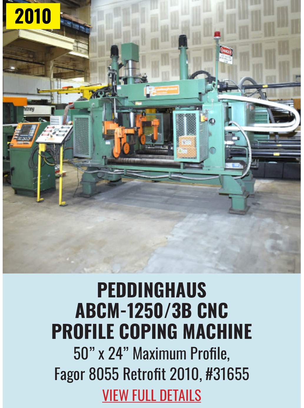 Structural Steel Fabrication Machines, Available Immediately ...