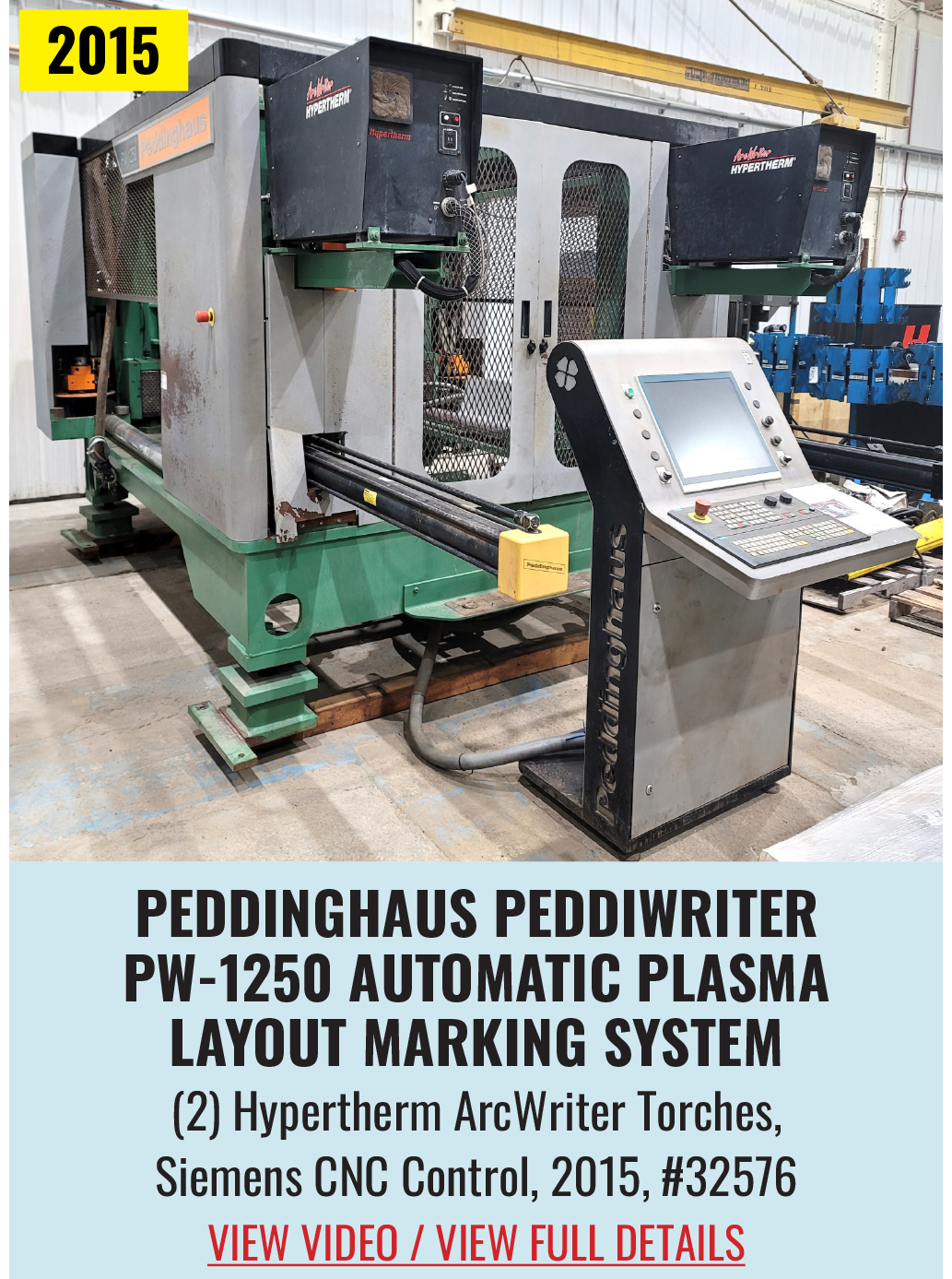 Structural Steel Fabrication Machines, Available Immediately ...