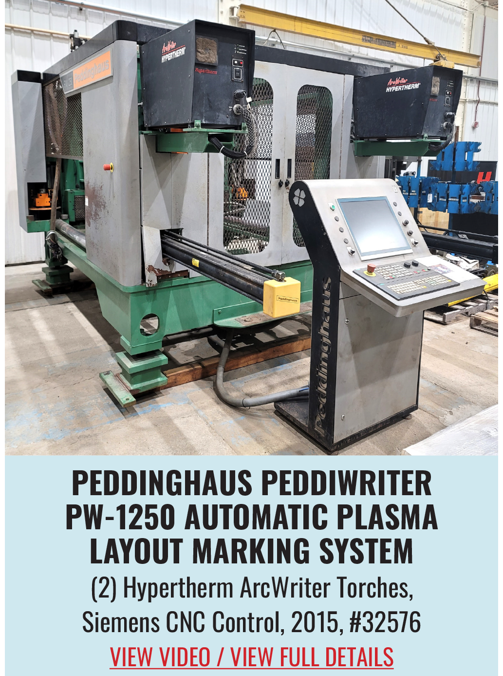 Structural Steel Fabrication Machines, Available Immediately ...