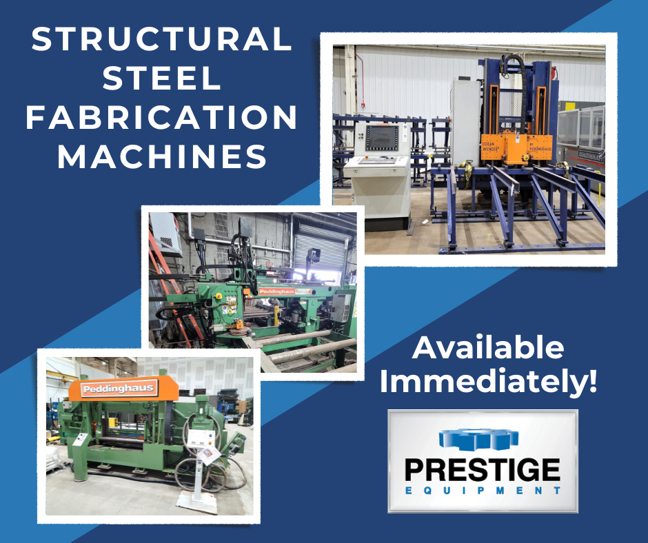 Structural Steel Fabrication Machines, Available Immediately ...